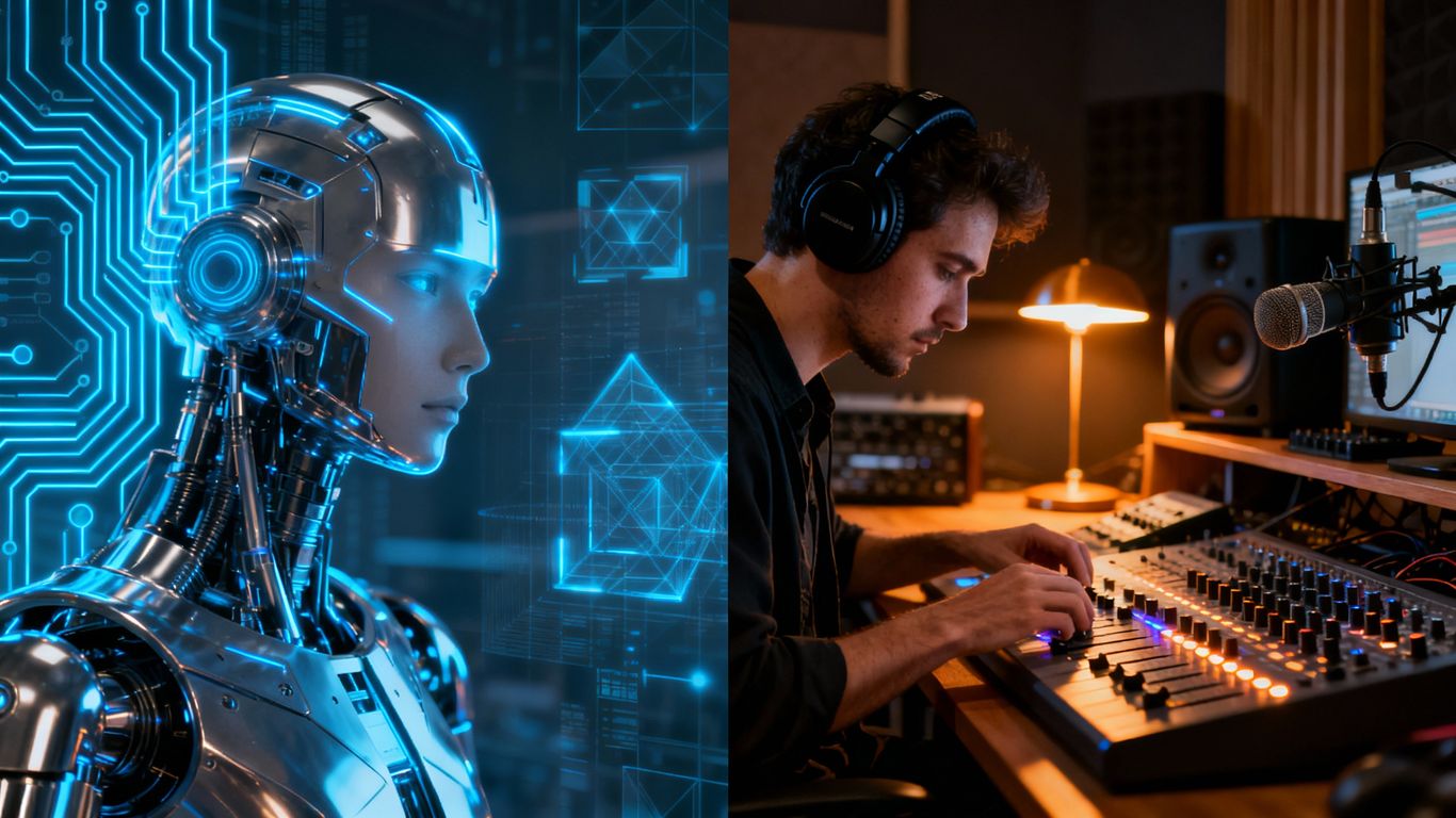 AI-Generated Beats vs Real Producers